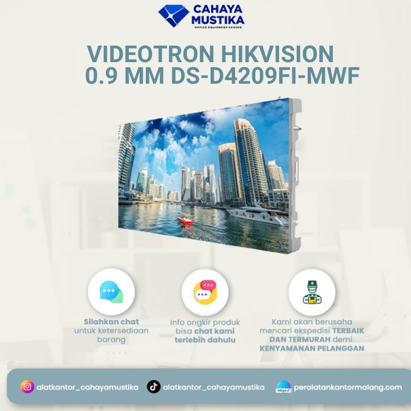 LED Panel Videotron Indoor Hikvision 0.9 mm DS-D4209FI-MWF ...