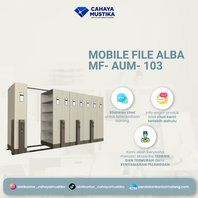Mobile File Alba MF-AUM-103 (40 Compartment) - Distributor Peralatan ...