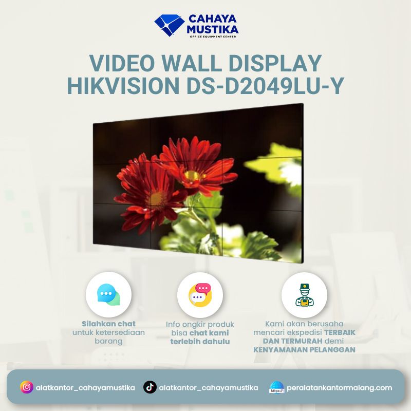 Video Wall LED Display Hikvision DS-D2049LU-Y - Distributor Peralatan ...