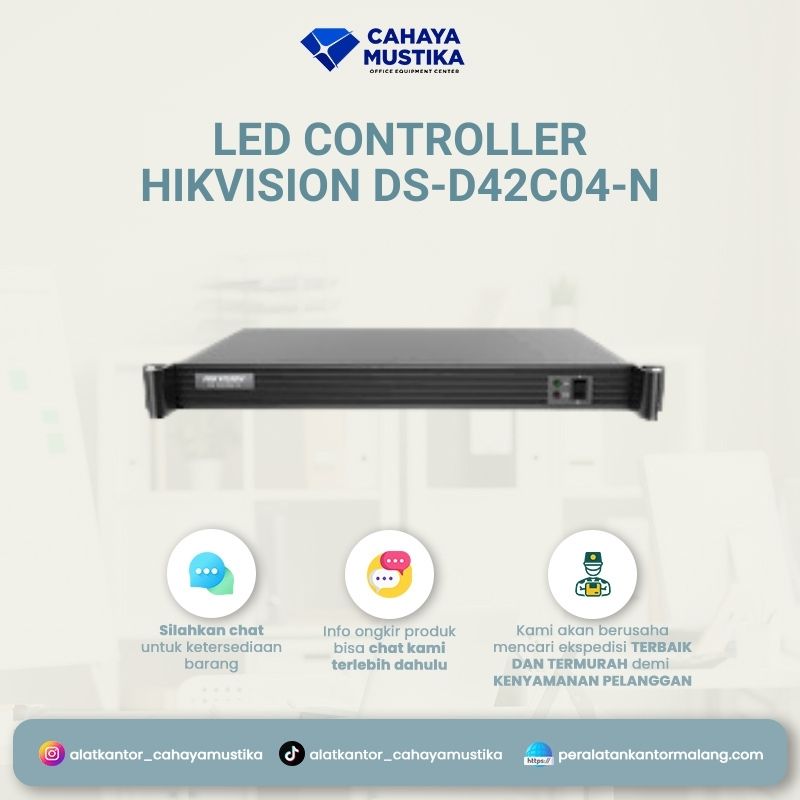 LED Display Controller Hikvision DS-D42C04-N - Distributor Peralatan ...
