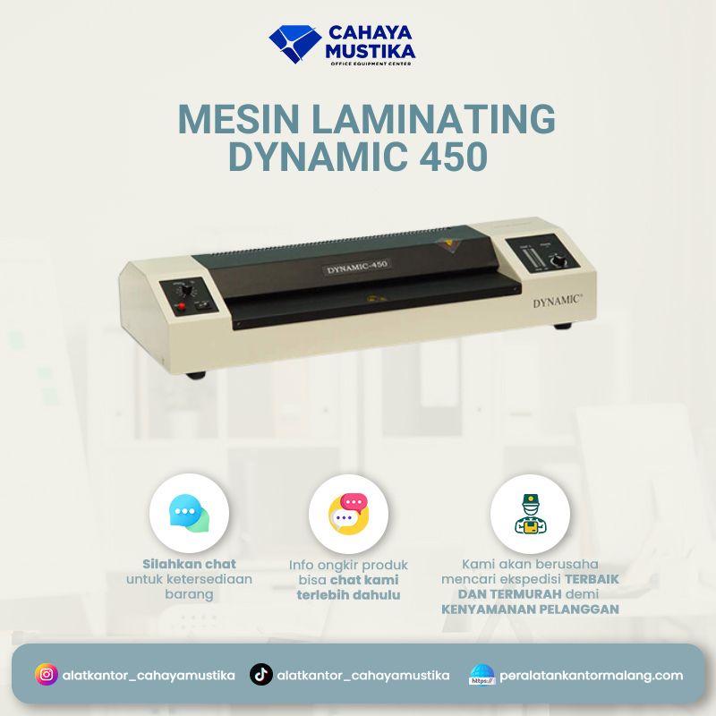 Mesin Laminating Dynamic 450 - Distributor Peralatan Kantor - CV Cahaya ...