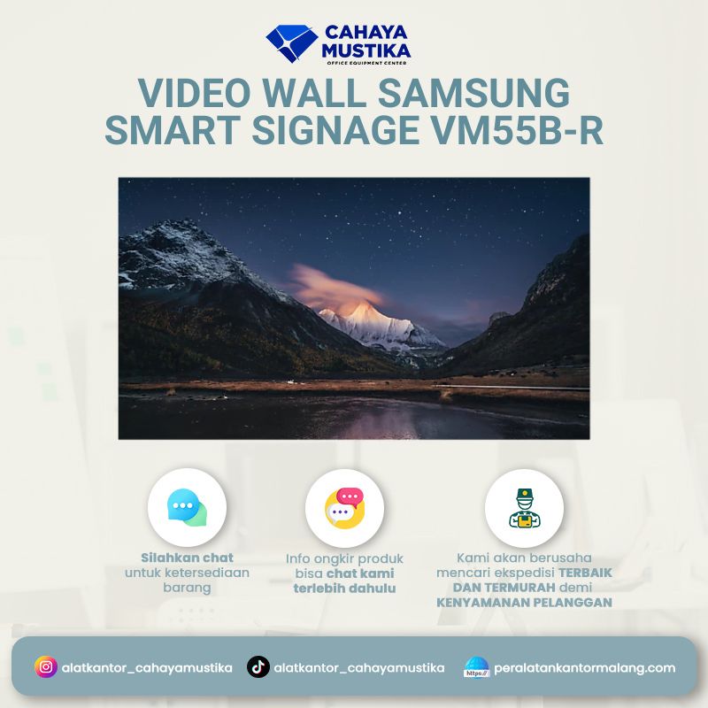 Video Wall Display Samsung Smart Signage VM55B-R - Distributor ...