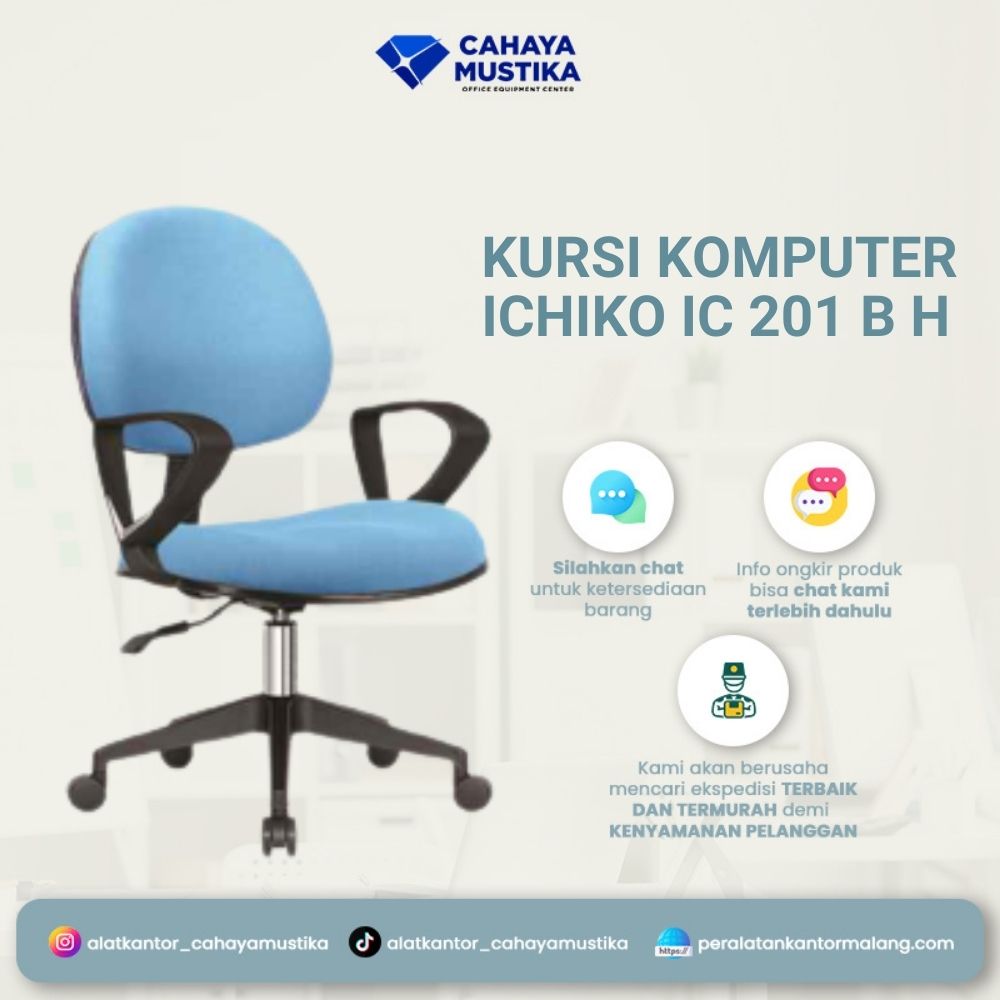 Kursi Komputer Ichiko IC 201 B H - Distributor Peralatan Kantor - CV ...