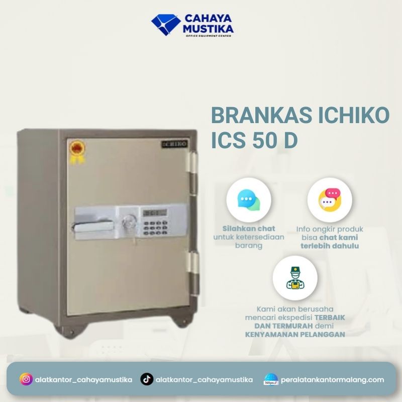 Brankas Ichiko ICS 50 D - Distributor Peralatan Kantor - CV Cahaya Mustika